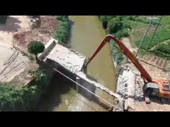 China Excavator 16m Demolition Boom High Reach Arm and Boom Demolition Arm for 20-25T Excavator for sale