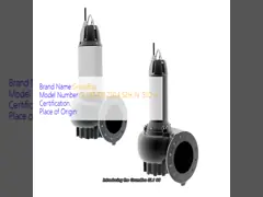Grundfos Commercial Wastewater Treatmentindustrial Waste Watersewage Transportationflood Control and Drainagesewage Treatment Submersible Sewage Pump