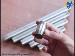 New Double-Ended Outer Wire Nipple Stainless Steel Polished Surface Quick Delivery