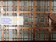 China Ss 304 2.5mm Decorative Wire Mesh Screen For Cabinet Doors for sale