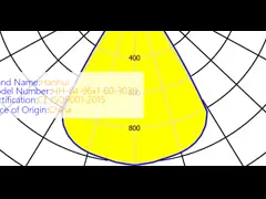 96pcs 3030 LED Optical Lenses 235×144mm, High Efficiency, Uniform Light Distribution, Durable Street/Flood Illumination