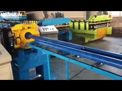 Chain Driven Roll Forming Machine For Round Downspout Pipe With Wall Frame