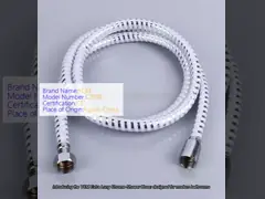 Silver  Shower Hose Extra Long Chrome Handheld Hose For Bathroom