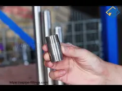 Stainless Steel Screwed Pipe Fittings 304 Barrel nipples