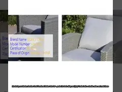 Modern Recliner Dual For Sitting Lying Functional Rattan Sofa Set Furniture