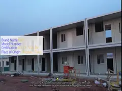 China Fast Install Modular Light Tiny House Design workforce housing for sale