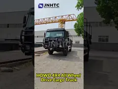 HOWO Heavy Cargo Trucks 4×4 All Wheel Drive Low Price For Sale