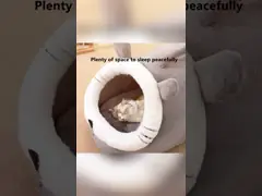 China Energy Saving Electric Cat Bed Portable Smart Pet Beds With Removable Cover for sale