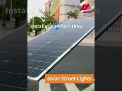 China Intelligent Solar Charge Controller Solar LED Street Light for 3-5 Rainy Days Lighting Time , IP65 Solar Garden Light for sale