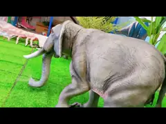China Custom 3D Animal Models Realistic Animatronic Elephant For Exhibition for sale