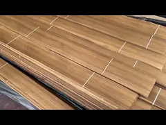 China Smoked American Oak Veneer Quarter Cut 0.45mm Treatment Smoked Width 130-350mm for sale