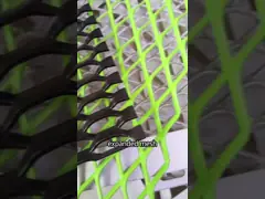 Powder Coated Wall Cladding Expanded Metal Facade Mesh