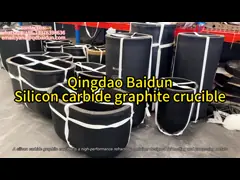 China Synergistic Composite Structure Foundry Silicon Carbide Graphite Crucible for High-Temperature Aluminum Melting for sale