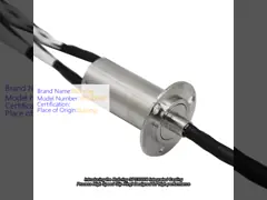 Friction Pair Technology High Speed Slip Ring Small Size Flange Installation