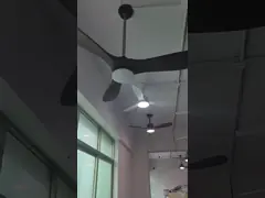 China Manufacturer 3 Wooden Blade Modern LED Ceiling Fans Indoor Outdoor Patio Ceiling Fan 60 Inch for sale