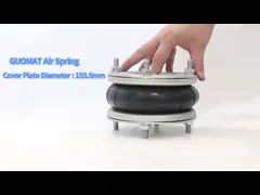 8''X1 Industrial Air Spring Flange Ring FS138-8DS Contitech Single Convolutions Air Lift Bag