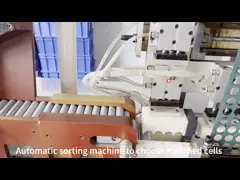 Etapas de montagem de baterias de scooters elétricos