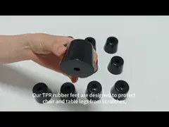 China Durable Custom Rubber Products Silicone Spring Door Stop Replacement Rubber Tips for sale