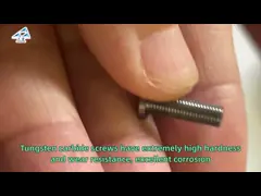 China Densimet Heavy Metal High Density Tungsten Alloy Screws 17-18 g/cm³ for Air Termination Lightning Protection for sale