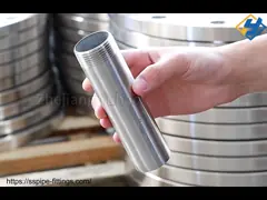 150MM Welding Nipple Stainless Steel Fitting Welded Single Male External Thread Barrel Nipple