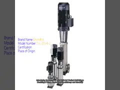 Grundfos Crn 255-6-2 Vertical Multi-Stage Centrifugal Pump Commercial Air Conditioning Heating Industrial Water Supply and Transportation