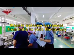 Hartelijk welkom Indiase klanten om de fabriek te bezoeken