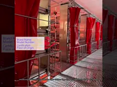 434cm2 エリア Q235 鋼層 鶏籠システム 700mm ストーリーの高さ