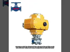 3PC Type Electric Ball Valve with Internal Threads