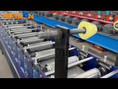 Cina Linea di produzione per profilatura a freddo di rotoli per scaffalature industriali con rivestimento in film plastico in vendita