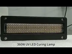 China 360W industry china wholesale uv led lamp curing 395nm uv light flatbed printer for sale