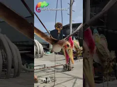 China Waterproof Jurassic Animatronic Pterosaur Amusement Park Dinosaurs 1.2 meters for sale