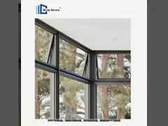 China Power Coating Awning Type Windows , Aluminum Awning Bathroom Window for sale