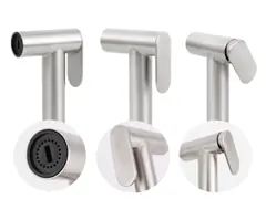 China Toilet Bidet Sprayer Faucet Shattaf Set Stainless Steel For Bathroom Health Showering for sale