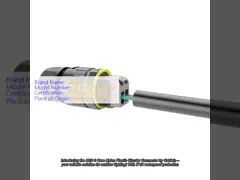 M20 3 Core Nylon Plastic Circular Connectors Waterproof IP68 Circular Connector