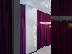 Custom Hotel Lobby Villa Engineering Creative Modeling Lamp Large Circle Modern Light Crystal Chain