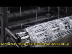 China 10m-30m Galvanized Grassland Wire Mesh Fence Netting For Sheep Field Deer Farm for sale