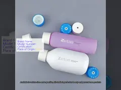 Customized Cosmetic PE Bottle with 40mm Diameter Two Color Matt Center-Dispensing Cap P7-A