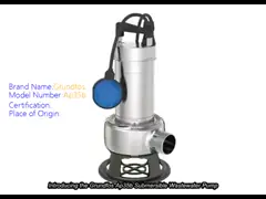 China Grundfos AP35B Submersible Wastewater Pump - 5.83 L/S Flow, 13m Head, 35mm Particle Capacity for sale