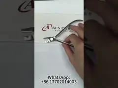 China Medical Stainless Steel Clear Aligner Plier Dental Ortho Vertical Notch Thermal Forming Plier with CE MFDS Certification for sale