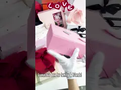 Boîte-cadeau de Noël faits sur commande d'arc de ruban de carton épousant la boîte