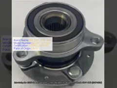 42200-TLA-A51 Wheel Hub Bearing  Angular-Contact Ball Bearing  For HONDA CR-V 4WD 2017-2021