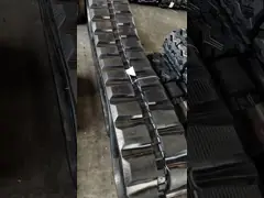 China 49 Link 86mm Pitch Rubber Track Crawler For Loader Machine for sale