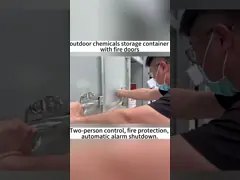 China 20ft 40ft Container For Storing Hazardous Chemical Goods Walk In Type Shelf Container CE/EN60079/EN13501/NFPA/OSHA Certified for sale