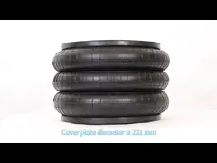 China 3B12-320 Goodyear Air Spring Triple Firestone W01-M58-6129 For Hot Foil Stamping Press for sale
