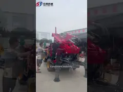 5.5T Trailer Mounted Drilling Rigs For Loose Layer And Bedrock Drilling
