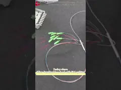 IP54 광섬유 분배기 단자 박스 1X8 PLC 연결기 SC 오토 셔터 어댑터 ABS 백색