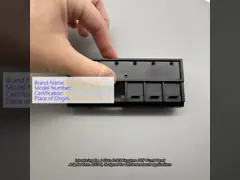 China CAT5e/CAT6/CAT6A Patch Panel Front Panel Adapter 6 Slots for RJ45 Keystone UTP Black for sale