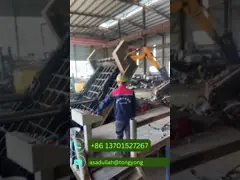 China Precise User-Friendly Operation Omron PLC Wanshida Y83/K Hydraulic Metal Baler for sale