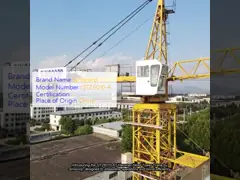 Granata a torre piana da 60 m utilizzata nella costruzione di edifici QTP7030-12/16