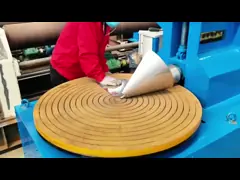 Versatile Steel Sheet Metal Cone Roller With 155Mm Bottom Roll Diameter  Adjustable Pressure